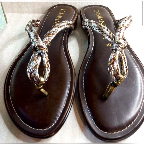 Damiani’s | Shoes | Italian Leather Sandals Damianis Italian Zap ...